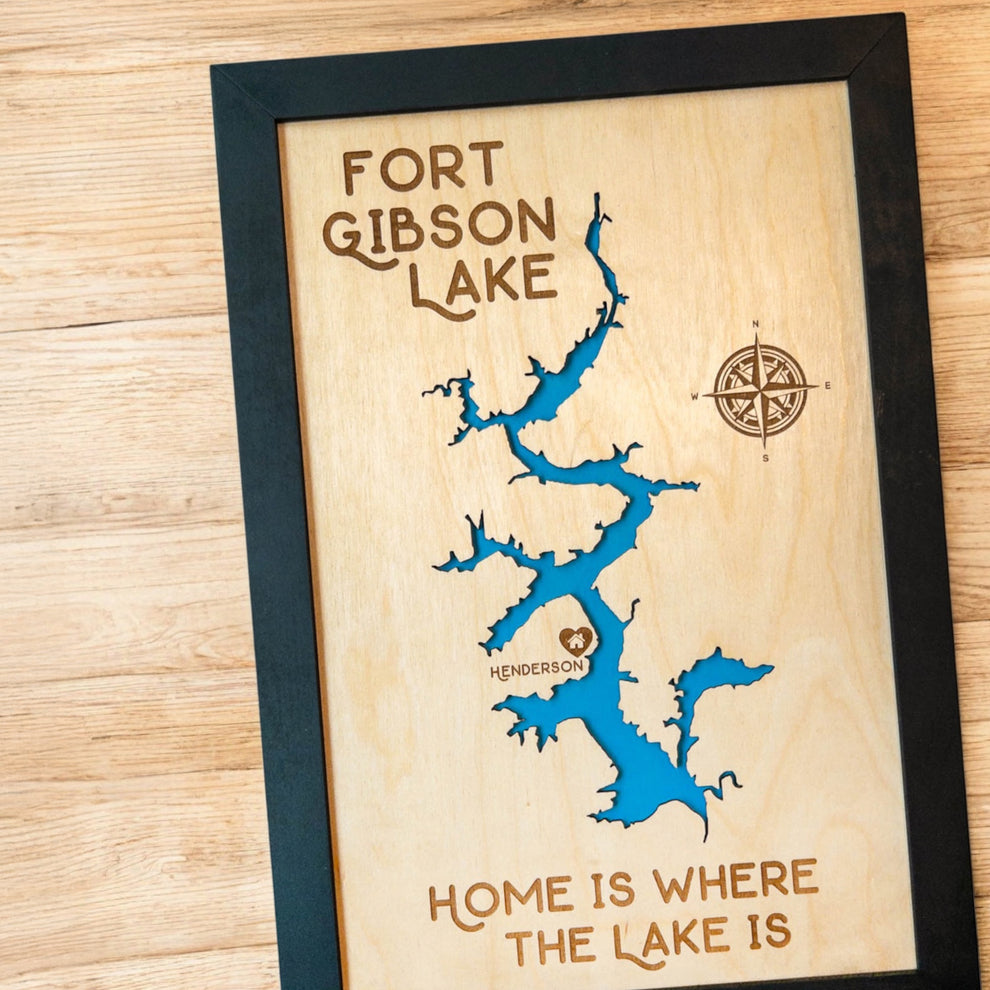 Fort Gibson Lake Map – The Curious Bison