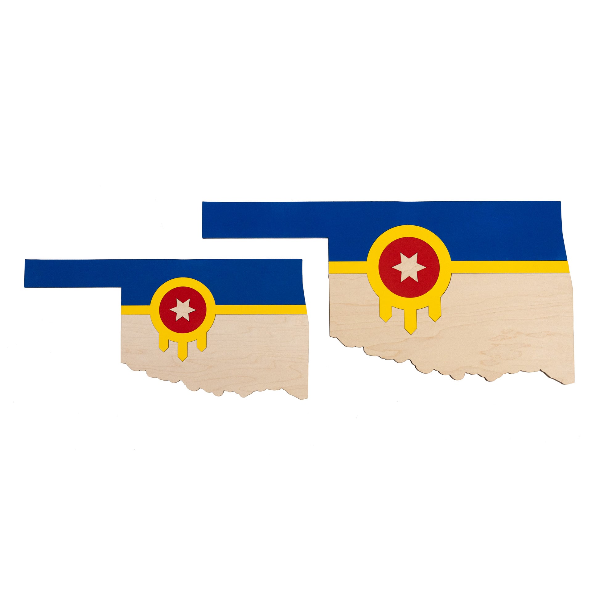 Oklahoma Tulsa Flag Sign – The Curious Bison