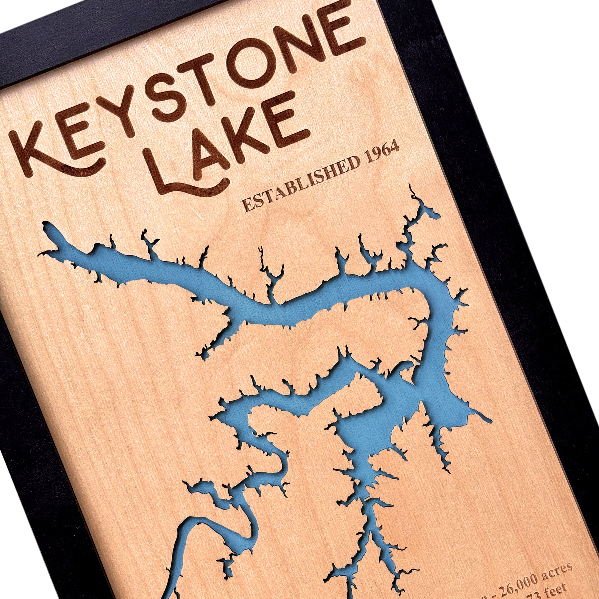 Keystone Lake Map – The Curious Bison